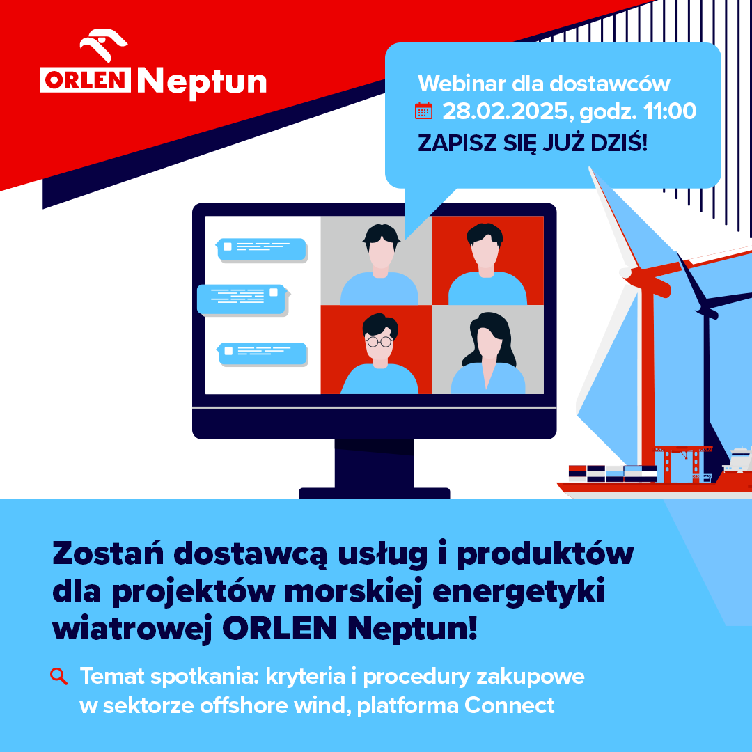 ORLEN Neptun invites suppliers to an online event on procurement ...